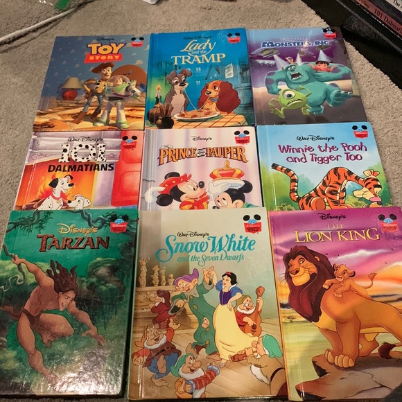 Disney | Other | Disney Books Set Of 9 Books | Poshmark
